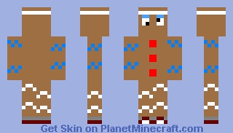 The Evil Ginger-bread man Minecraft Skin