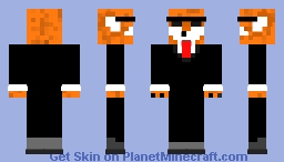 Secret Agent Fox Minecraft Skin