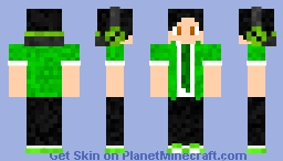 Boy With Green Shirt Minecraft Skin