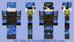 Engineer (Blue Camouflage) Minecraft Skin