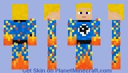 HumanTorch Minecraft Skin