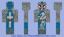 Blue Knight Minecraft Skin