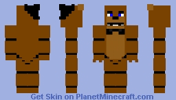 Freddy Fazbear Minecraft Skin