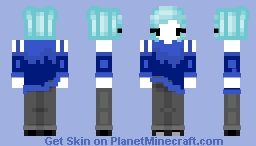 Blue/Gray Theme *Shrug* Minecraft Skin