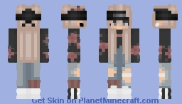 Flowers (Rose) Girl Minecraft Skin