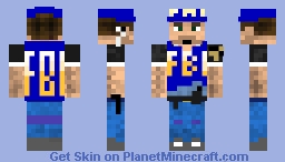 FBI Agent Minecraft Skin