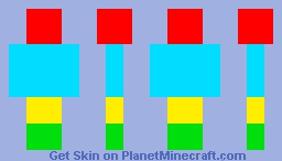 Your MC Admin Color Skin Minecraft Skin
