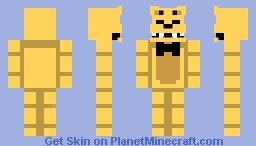 Golden Freddy Minecraft Skin