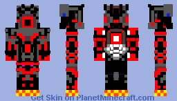 Red Robot Minecraft Skin