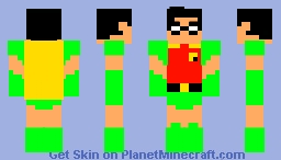 Robin ( From DC comics ) Minecraft Skin