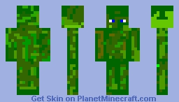 Swamp Man Minecraft Skin