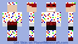 The Polka-Dot Man Minecraft Skin