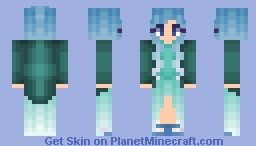 Water Girl Minecraft Skin