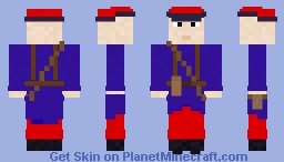 French Rifleman (WW1) Minecraft Skin