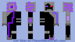 cyborg ender mab Minecraft Skin