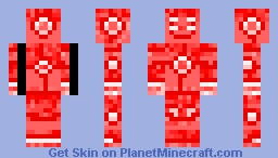 Red Robot Minecraft Skin