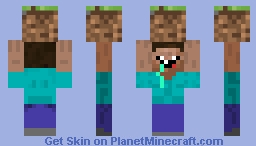 DERPY GRASS Minecraft Skin