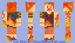 Boy Fire Bender Minecraft Skin