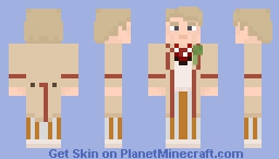 The Fifth Doctor - Time Crash Minecraft Skin