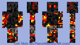 Fire King Minecraft Skin