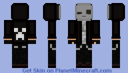 Mask Man (Black) Minecraft Skin