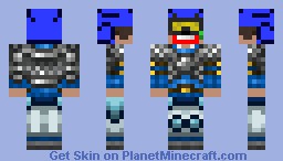 Blue Ranger Minecraft Skin