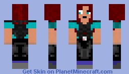 combat girl skin Minecraft Skin