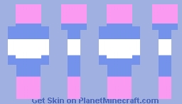 Trans Flag 1.0 Minecraft Skin