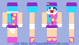 clown girl Minecraft Skin