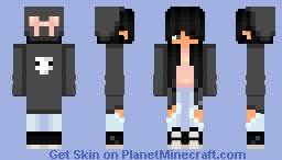 Emo girl Minecraft Skin