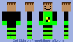 Nuclear Man Minecraft Skin