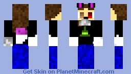 mim the human wolf Minecraft Skin