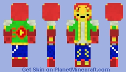 Mr Fireball Minecraft Skin