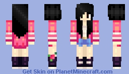 Beautiful girl friend (edit) Minecraft Skin