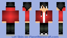 Red battle boy (edit version) Minecraft Skin