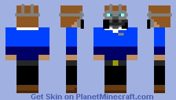 Gas Mask Man Minecraft Skin