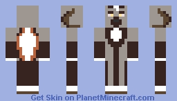 MC Skin Anthro Wolf Minecraft Skin