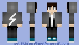 Silver battle boy (update version) Minecraft Skin