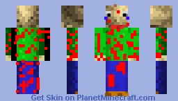 Baldi Bloody Minecraft Skin