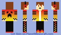 Fire Boy Minecraft Skin