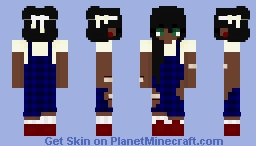 Blue Flannel Overalls Minecraft Skin