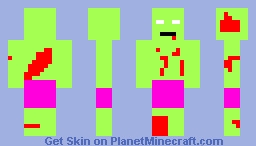 zombie pink (stone age) Minecraft Skin