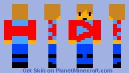 A HUMAN Minecraft Skin