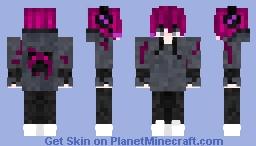 Purple Gamer Minecraft Skin