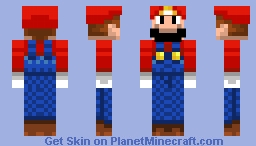 new SUPER MARIO BROS! Minecraft Skin