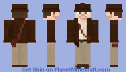 Indiana Jones: Jacket Minecraft Skin