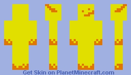yellow derp Minecraft Skin