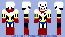 The Great Papyrus Minecraft Skin