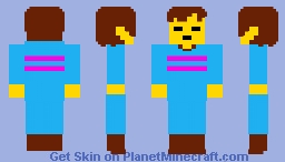 Undertale: Frisk Minecraft Skin