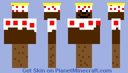 King of Cake and Cookies Minecraft Skin